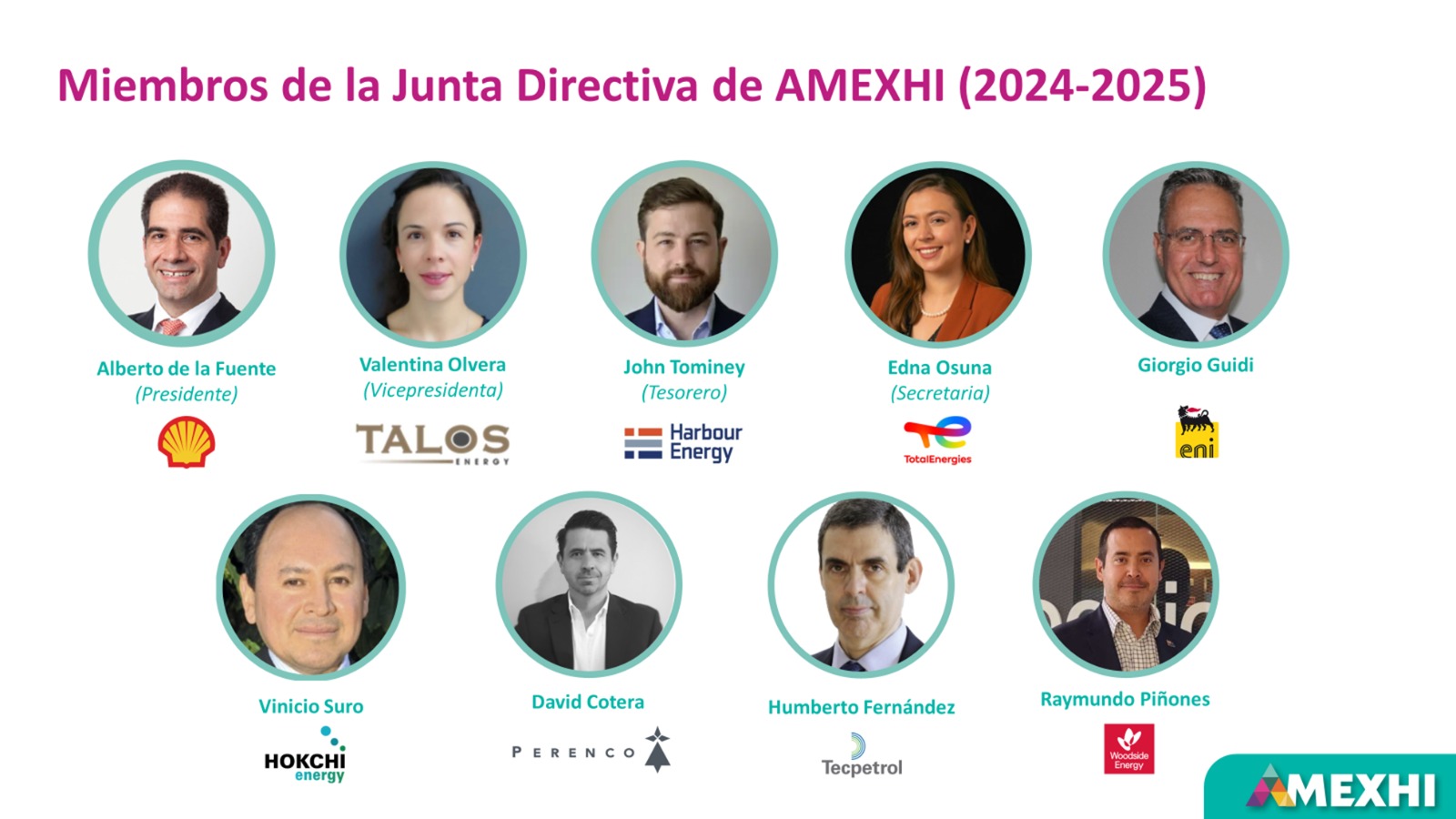 AMEXHI anuncia nueva Junta Directiva